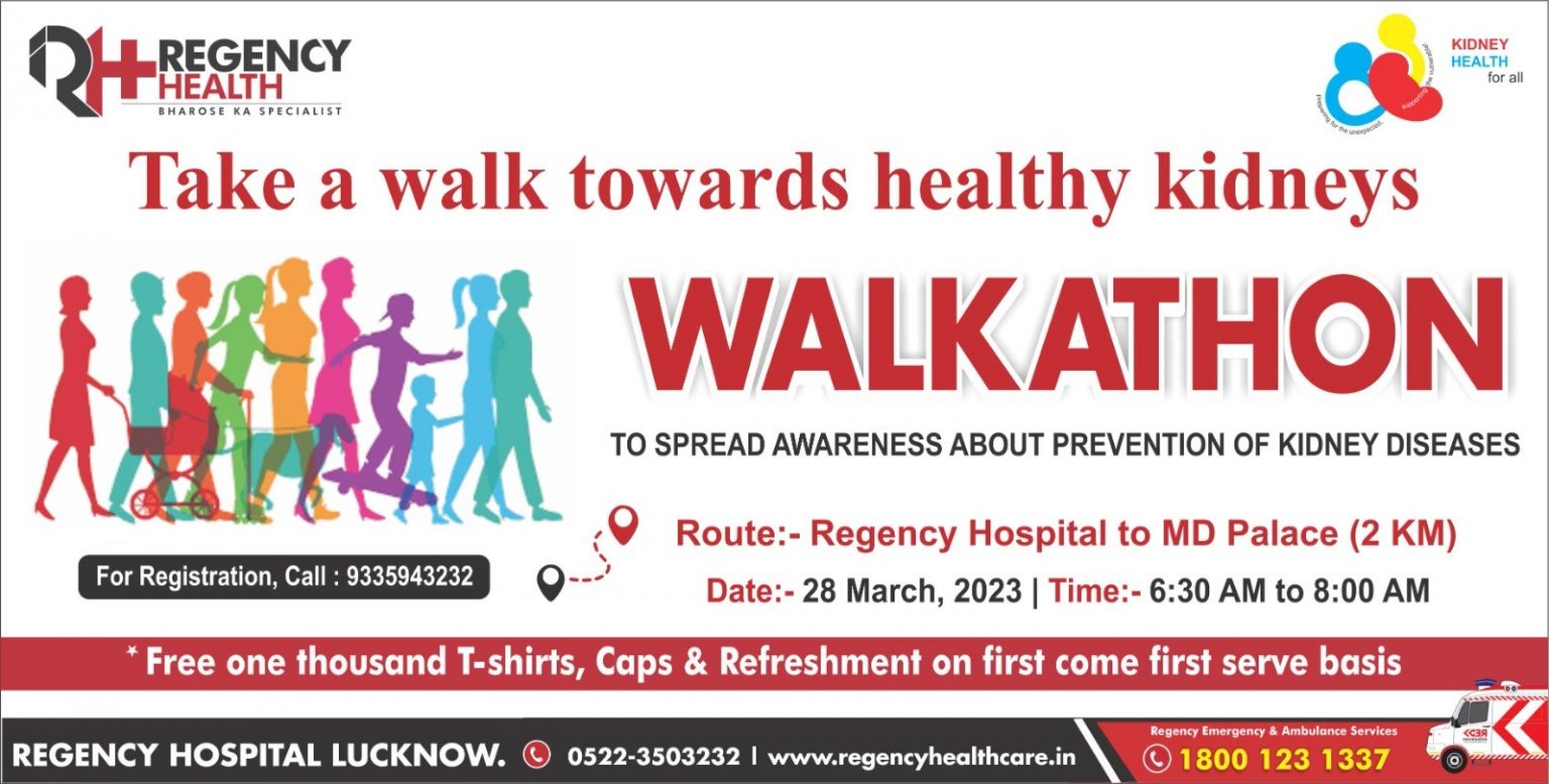 Walkathon - Lucknow 28th March 2023 - Regency Healthcare Ltd.